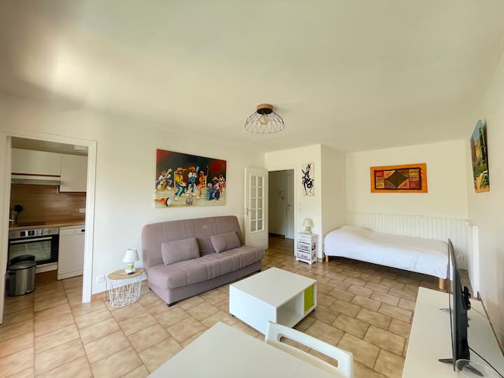 Studio Tout Confort, 5min à Pied De La Plage - Villeneuve-Loubet