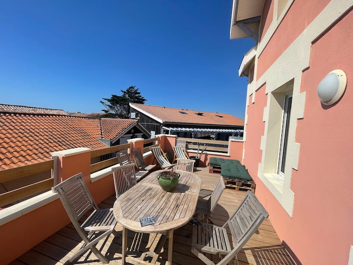 Appartement, Terrasse & Garage Privé, à 300m Plage - Lacanau