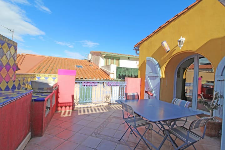 Collioure,le Faubourg Vaste T4 à 100m De La Plage! - Collioure