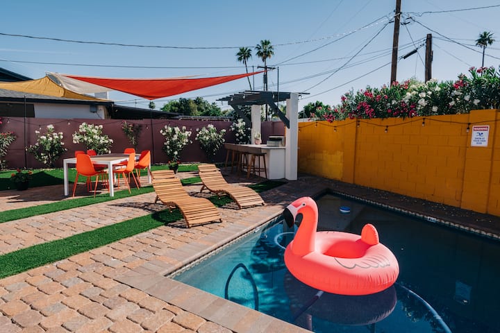 Glam Designer House, Heated Pool, Walk To Old Town - Scottsdale, AZ