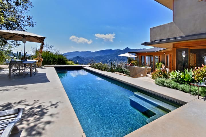 Panoramic Mountain Vista Retreat - Topanga Canyon, CA