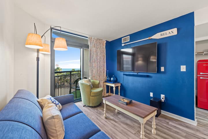 Double Balcony | Side Ocean View | Beach | Pools - Myrtle Beach, SC