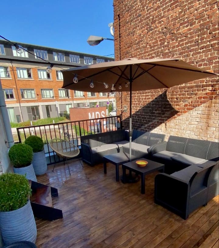 Superbe, 3 Chambres, Hyper Centre, Terrasse 30m2 - Béthune