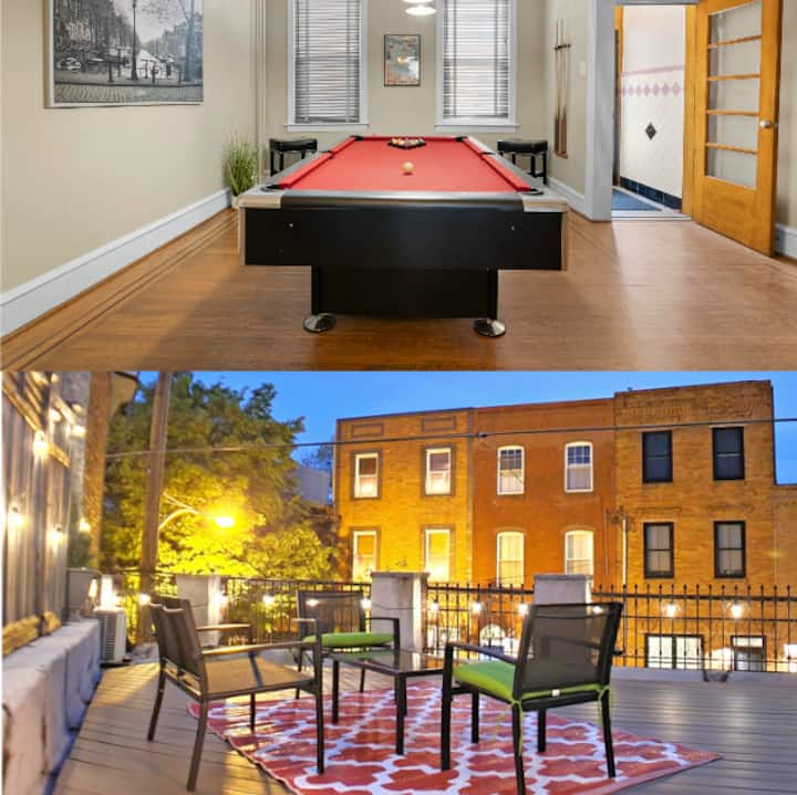 South Philly - Pool Table - Deck - Sleeps 1 To7 - Philadelphia