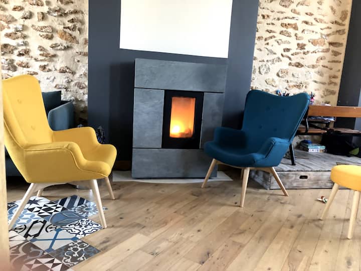 Belle Maison En Pierre Moderne - Barbizon