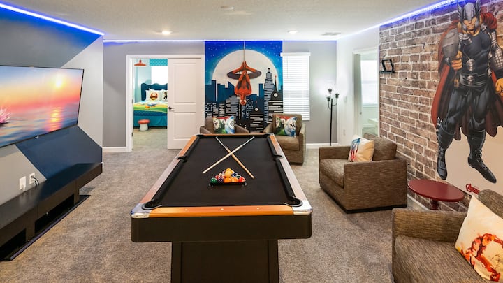 Villa 10 Chambres à Thème - Piscine Et Spa | À Quelques Minutes De Disney - Kissimmee