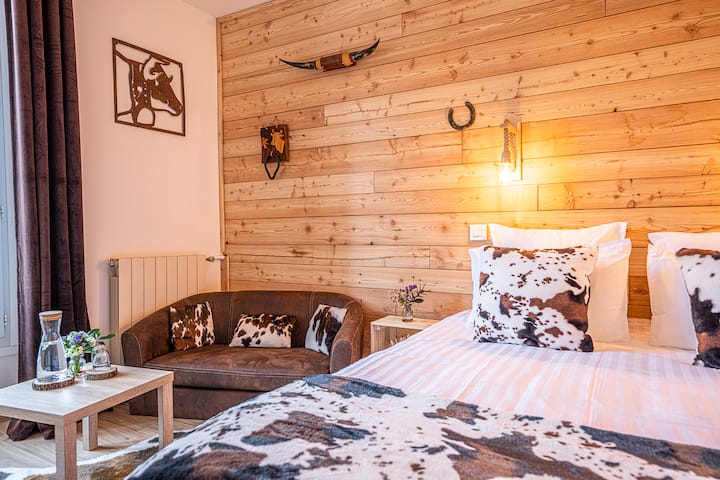 La Chambre Deluxe Style Montagne Avec Balcon - Saint-Martin-Vésubie