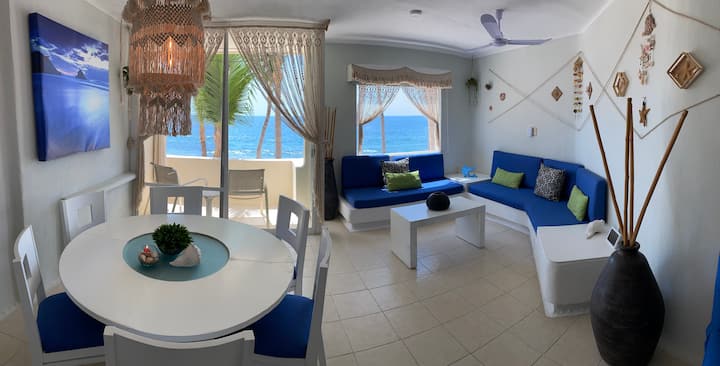 Espléndido Depto. Pie De Playa Para Familias1107c - Manzanillo, Colima, Mexico