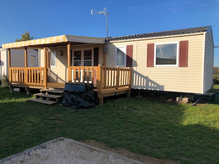 Charmant Mobil Home 6 Personnes Camping 4* Mh408 - Chaumont-sur-Loire