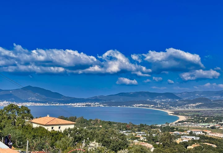 Rez-de-villa Avec Magnifique Vue Mer à Porticcio - Porticcio
