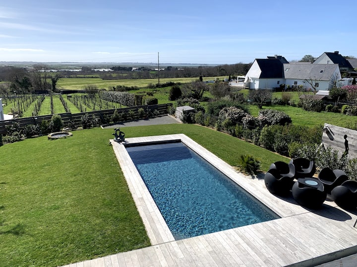 Villa à La Baule/guérande : Vue Mer, Piscine - Guérande