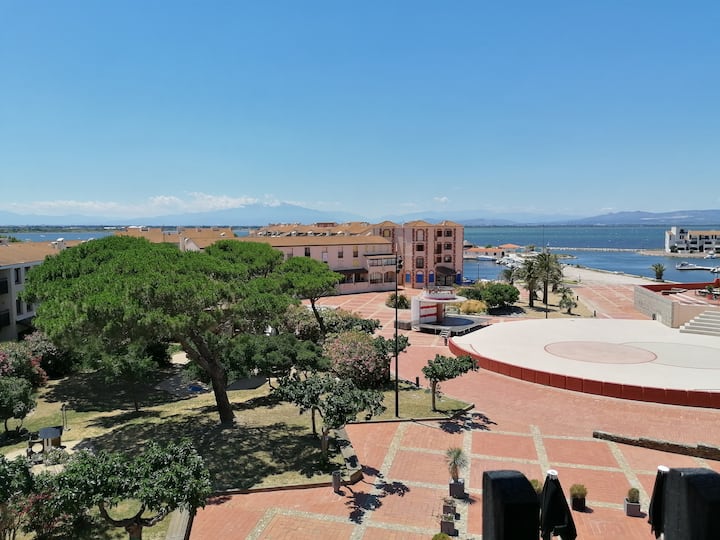 Le Barcarès Bel Appartement 3p Vue Lac Et Montagne - Le Barcarès