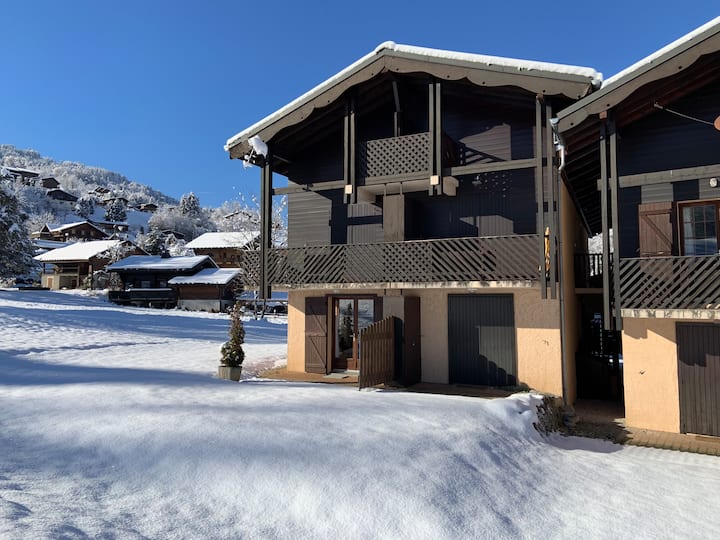 Appartement Rez-de-jardin Vue Panoramique- 4 Pers - Praz de Lys Sommand