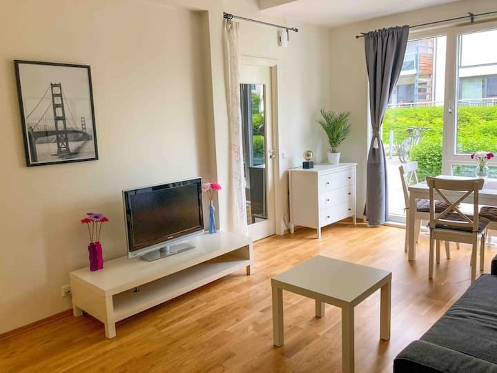 Modern Studio With Patio In Lade - Trondheim