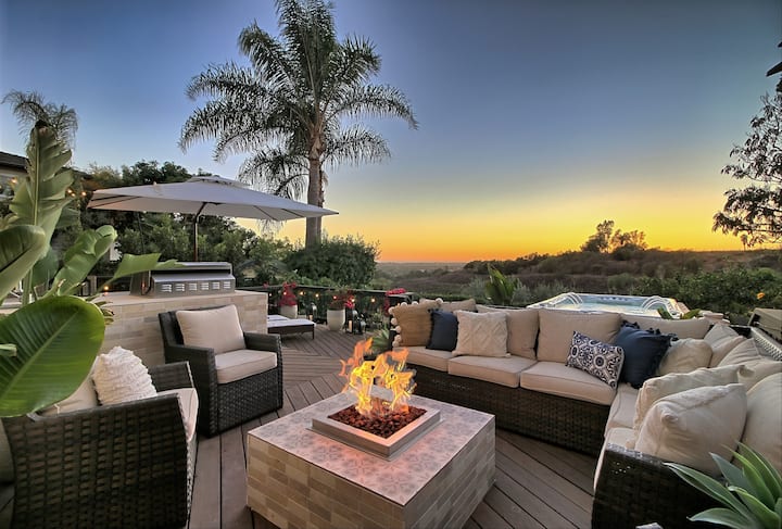 Mediterranean Retreat Mountain And Ocean Views - Isla Vista, CA