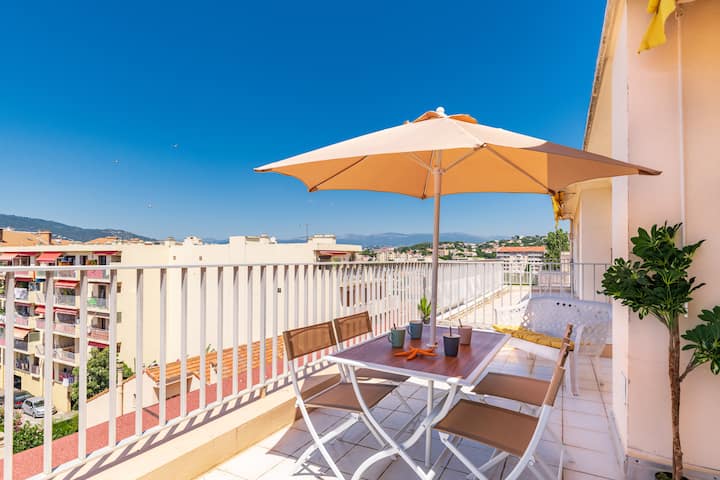 Magnifique Appartement Avec Terrasse Proche Plages - Château de la Napoule