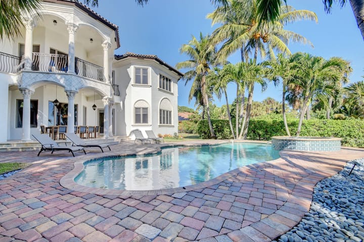 Lantana House - 4bdrm Waterfront Estate W/ Pool - 博因頓海灘