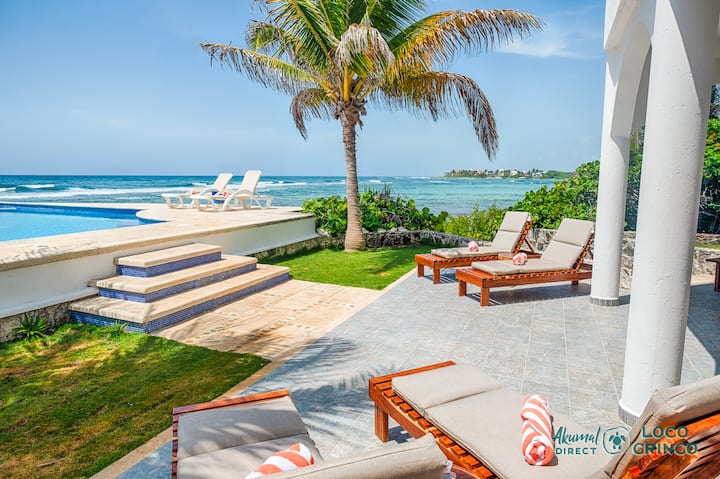Cheerful 4 Br Home With Amazing Views And Location - Akumal