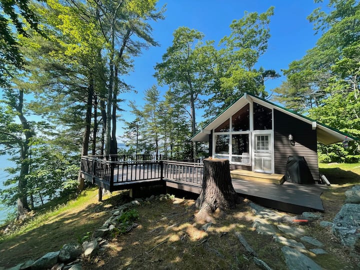 Private Ocean Front Cabin Overlooking Maquoit Bay - 不倫瑞克
