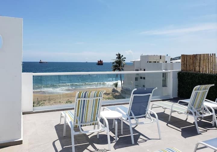 Hermoso Departamento Con Servicios Alberca Y Mar. - Manzanillo