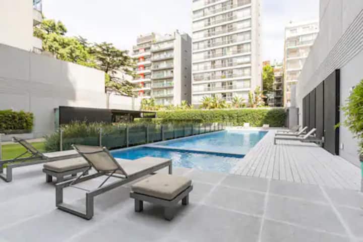 Palermo Soho, 5 Pax -Piscina-gym & Security 24hs - Buenos Aires