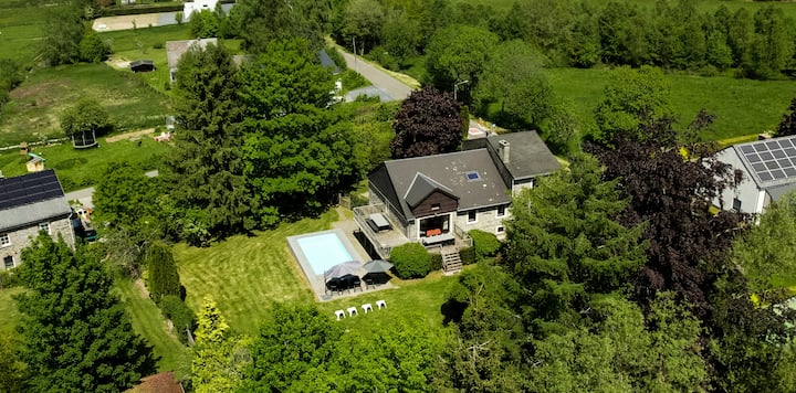 Vakantiewoning Met Zwembad, 15 Personen - Ardennen - Gouvy