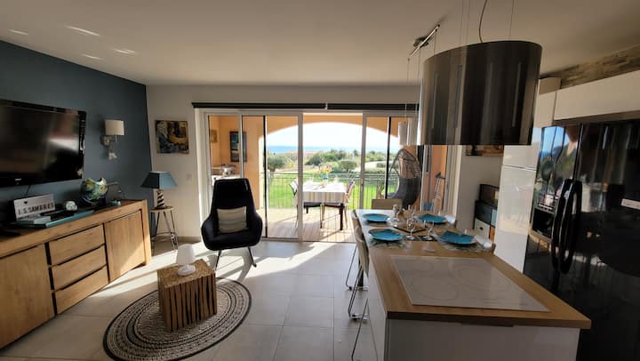 Vue Mer Pour Cet Appartement 3 * Totalement Rénové - Les Issambres