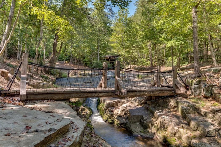 Trout Stream Resort Home & Guest Cabin/pavilion - Lake Lure, NC