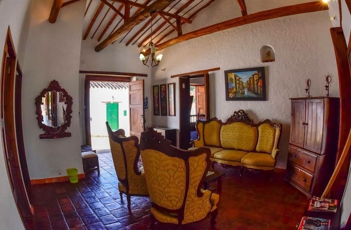 Villa Paulina - Habitacion Cuadruple 1 Exclusiva - Barichara