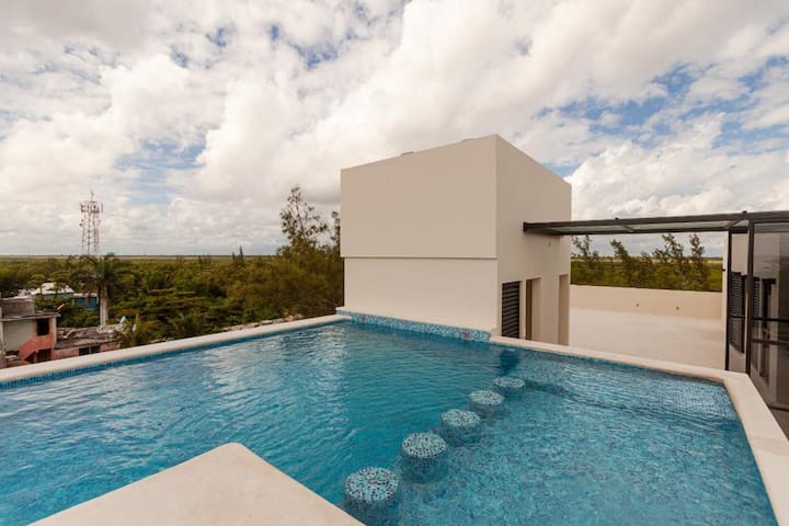 Villa Leembal/ Wifi/ Ground Floor - Puerto Morelos