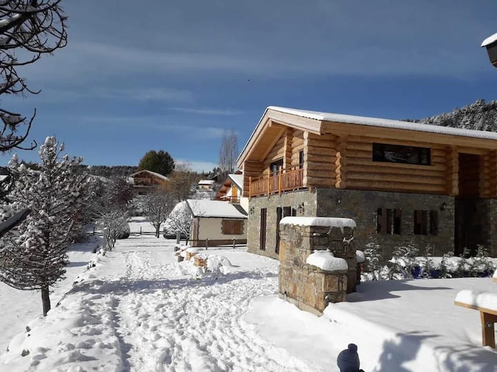 Chalet En Fustes Grand Confort Plein Sud -1700 M - Bolquère