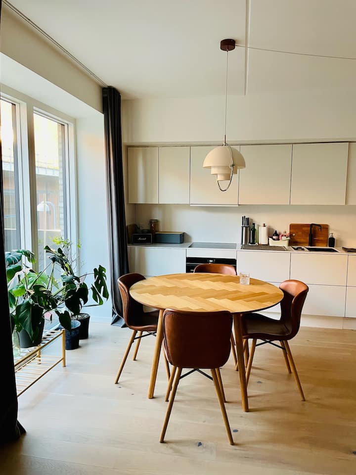 A New & Modern 2 Room Apartment Next To Water - Copenhagen