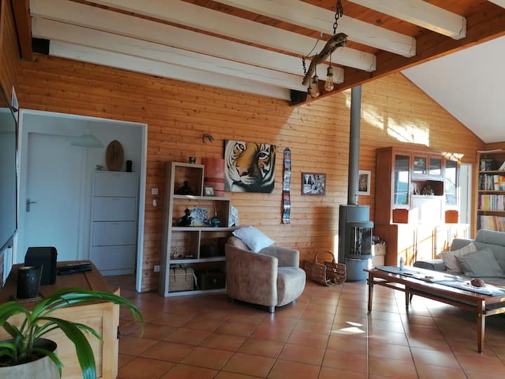 Maison Ossature Bois Avec Piscine Et Jacuzzi - Le Porge