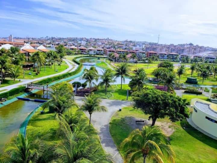 Lindo Apartamento No Aquaville Resort - Aquiraz
