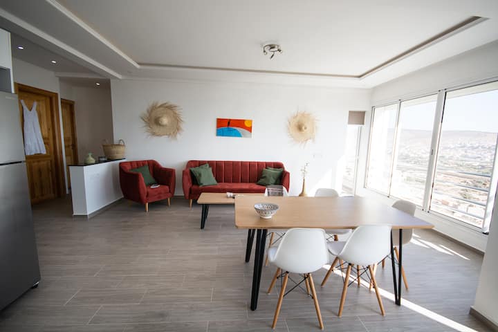 Bel Appartement Moderne Avec Vue Sur Mer (4) - Taghazout