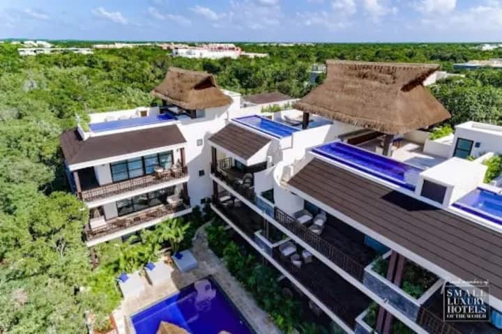 Luxurious 2 Br Tulum Penthouse With Infinity Pool - Tulum