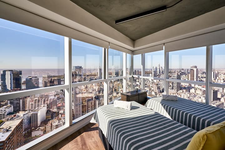 Tr. Dw Great Duplex 2 Bdr Pool Gym - 45 Floor - Buenos Aires