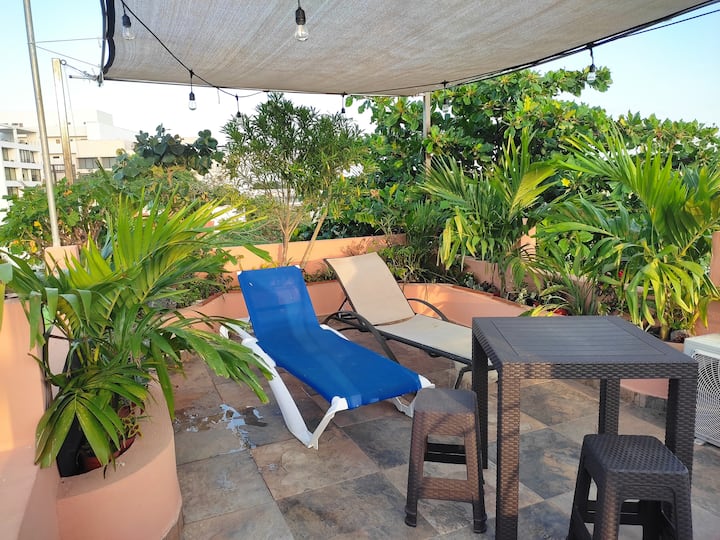 Estudio Céntrico A 2 Manzanas De La 5ta Y Del Mar - Playa del Carmen