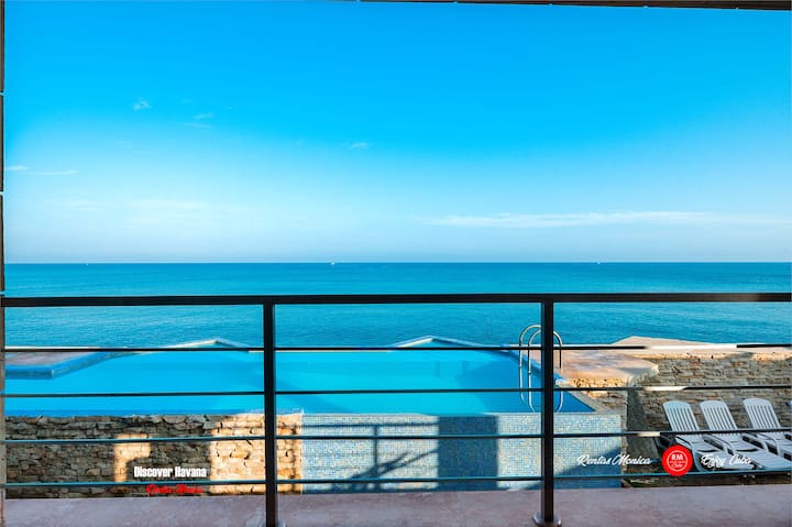 Villa Shore Infinity Pool Seaview With Power Plant - Cuba