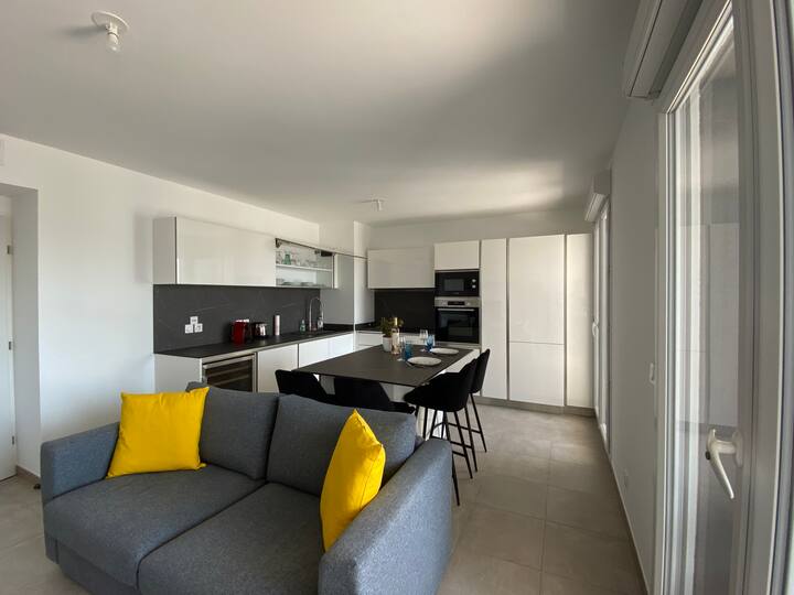 Appartement Terrasse Et Parking Entre Nice/cannes - Villeneuve-Loubet