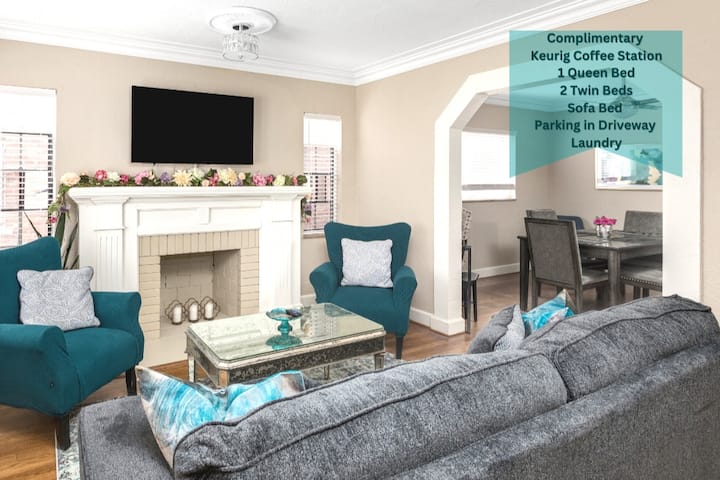 Modvintáge Charm | Private Lower Flat | Sleeps 6 - Détroit, MI