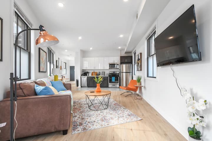 Unique 1br | Walk To Njpenn/njpac | 30 Min To Nyc - 뉴욕, NY