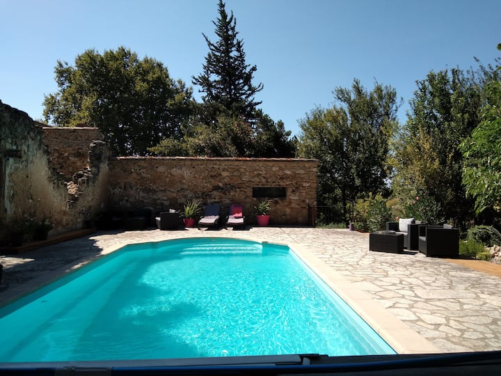 La Bergerie - 4 Pers - Avec Piscine à Partager - Monteux