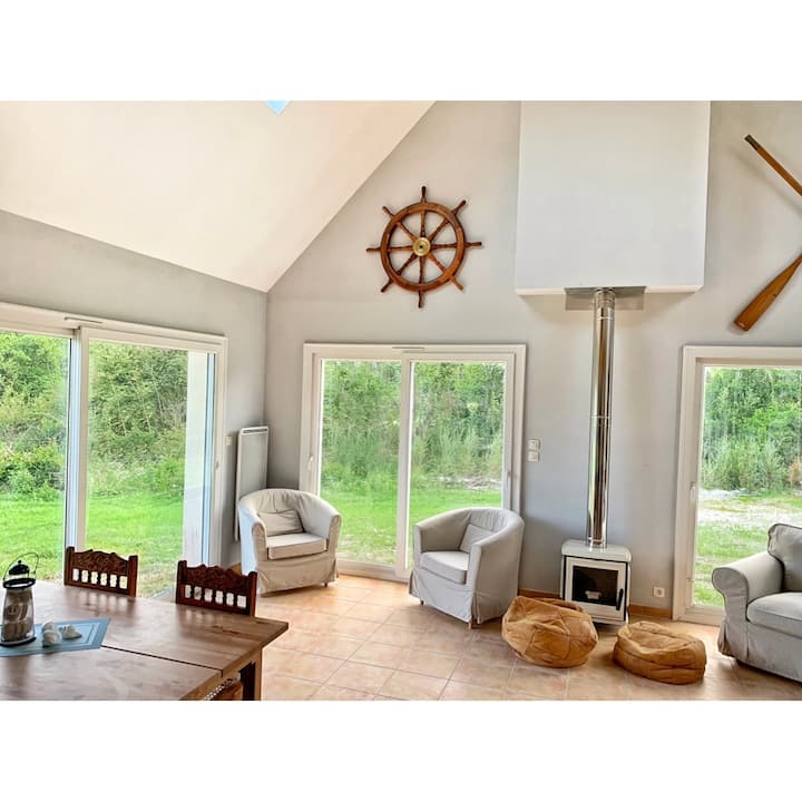 Maison Lumineuse En Forêt, Accès Direct à La Plage - Kerlouan