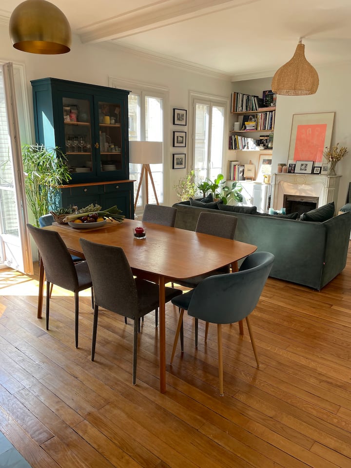 Jourdain Buttes Chaumont Cosy Bedrooms For Family - Paris