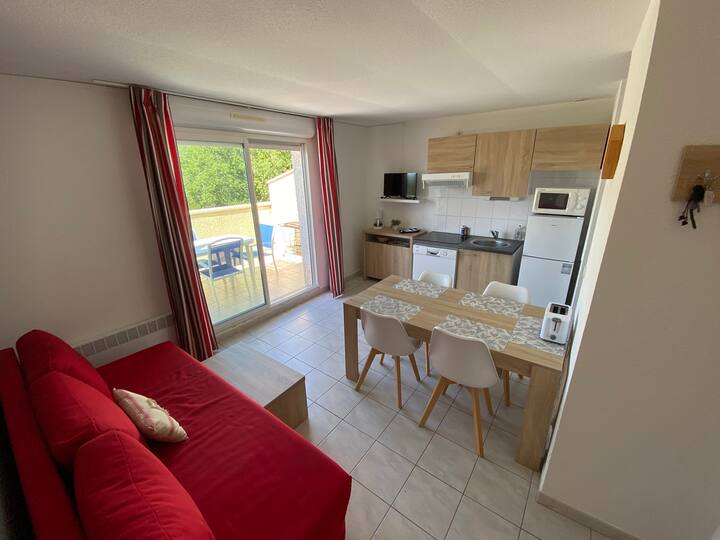 Appartement 2 Pièces 5 Couchages Vue Imprenable - Vallon-Pont-d'Arc