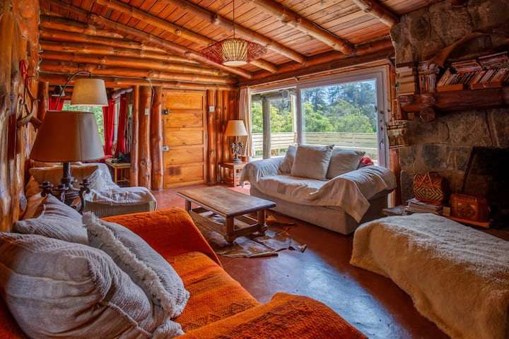 Casa De Troncos Con Gran Terraza Cerca De La Playa - Papudo
