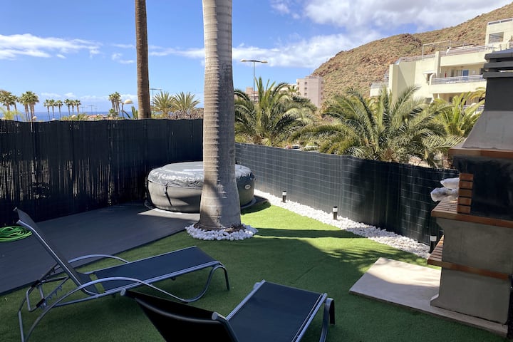 Luxury Sea View Apartment With Jacuzzi & Bbq - Tenerife