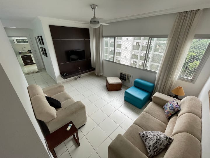 Apartamento Espaçoso Pitangueiras Guarujá - Guarujá