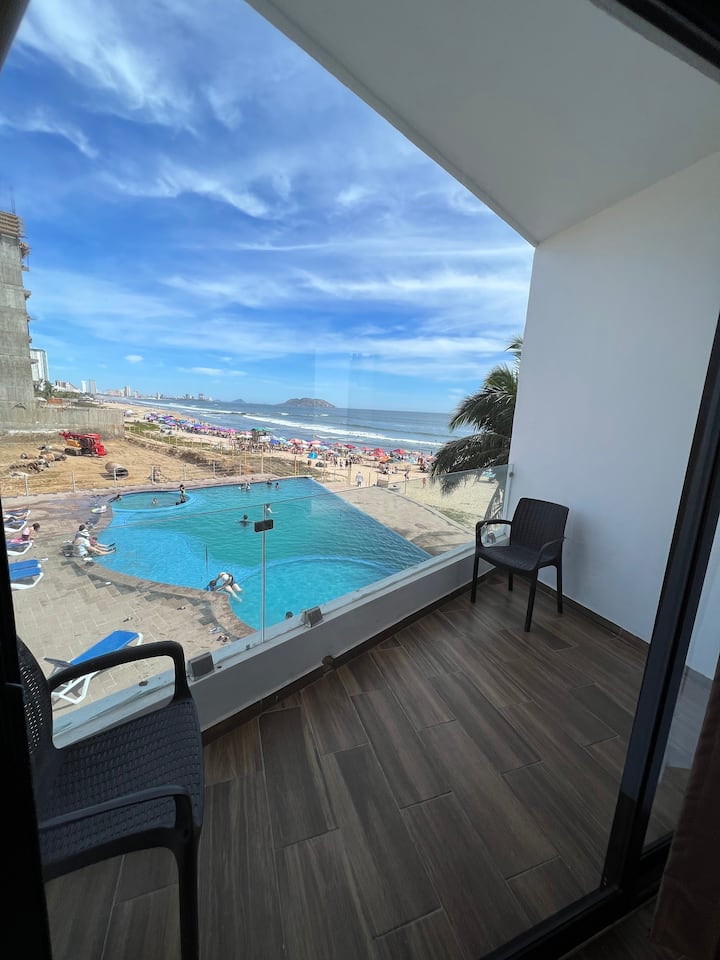 Hotel En Playa Brujas Hab 5 - Mazatlán